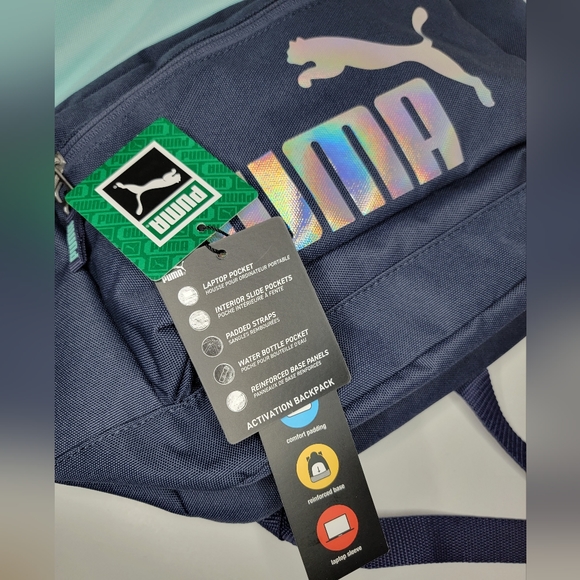 Puma | Other | Puma Activation Backpack Blue Torquoise Laptop Sleeve 5 ...